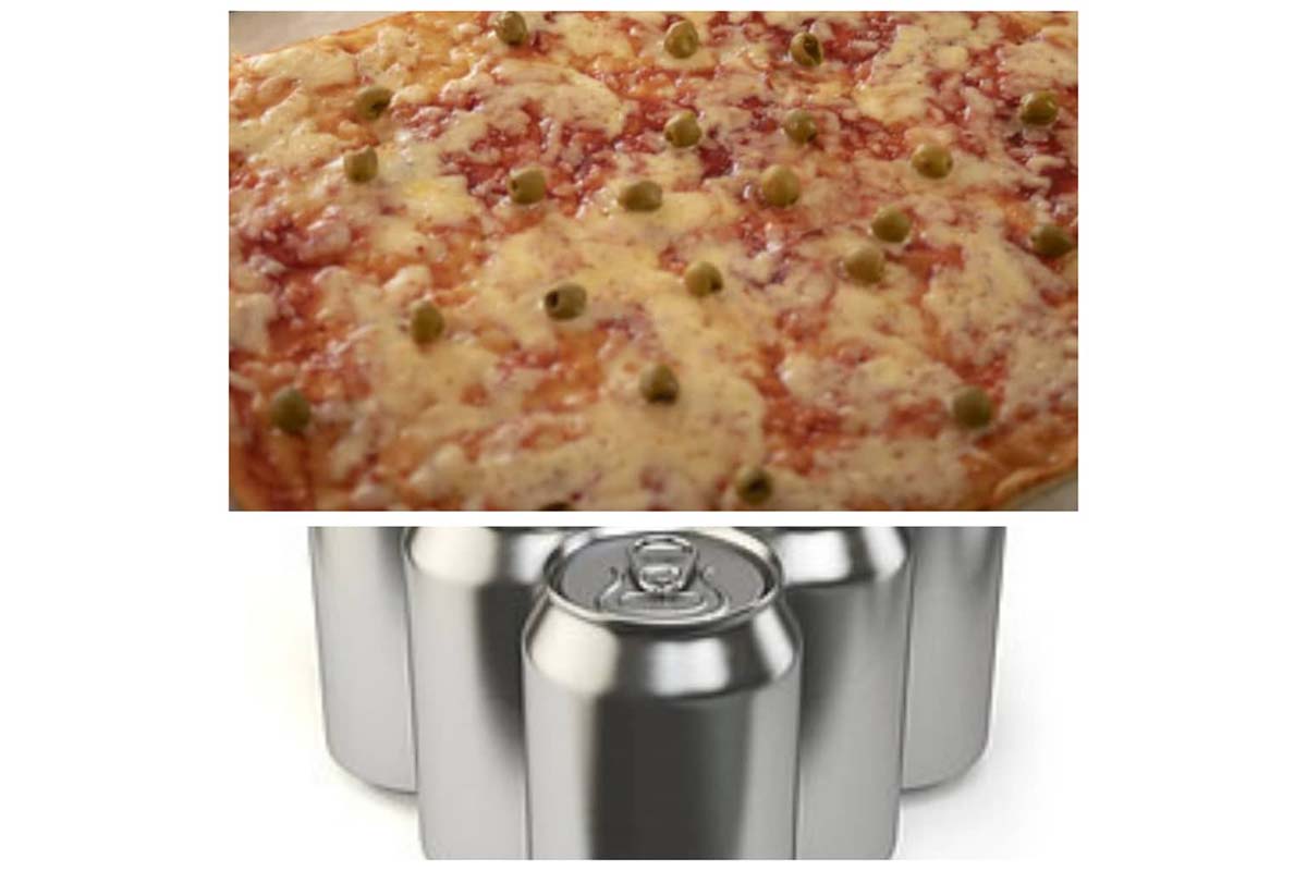 Eylin Pizzas.com - Pizza familiar (40×50cm) de aceitunas + 4 Líquidos ...