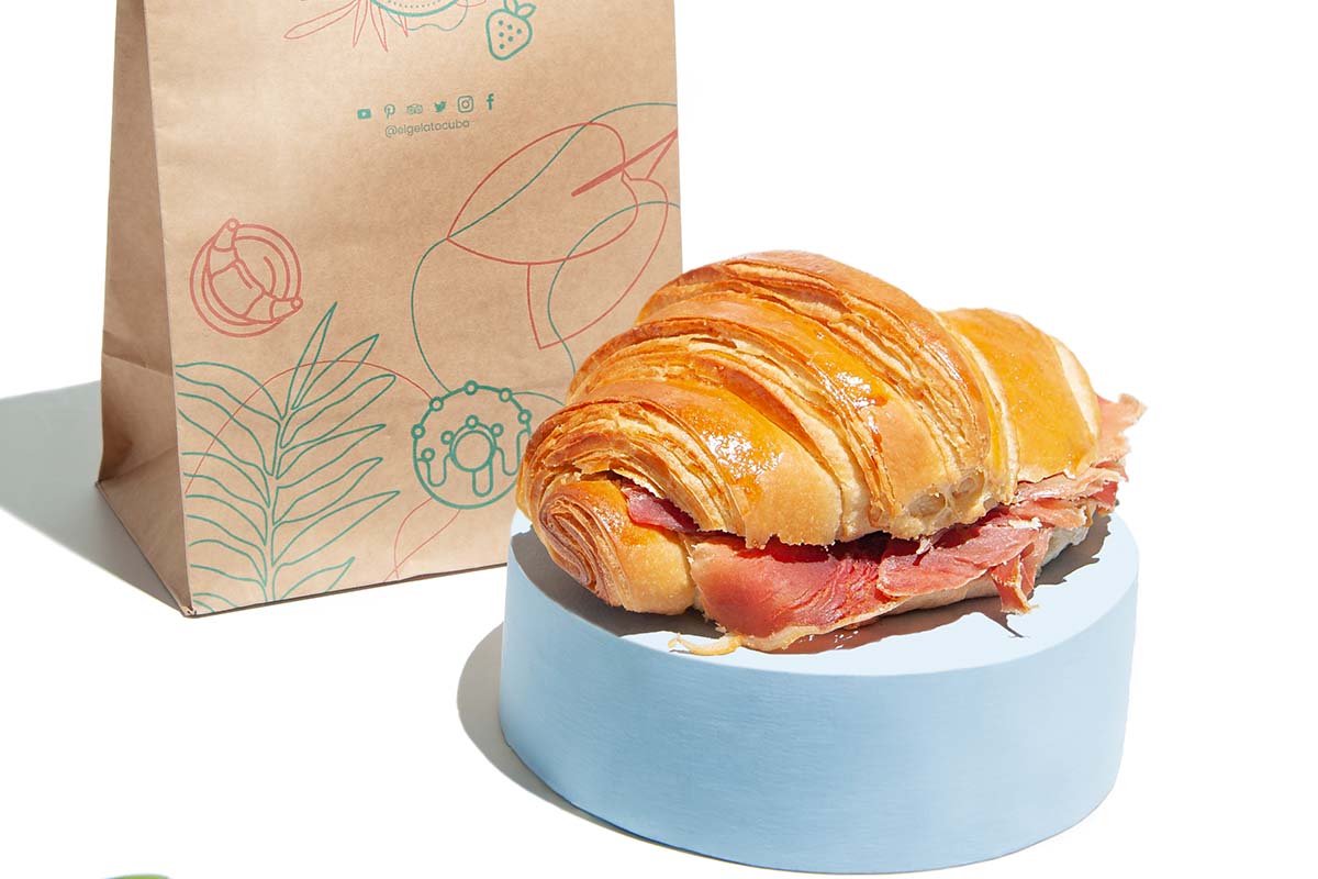El Gelato - Croissant de jamón serrano - Envío a domicilio
