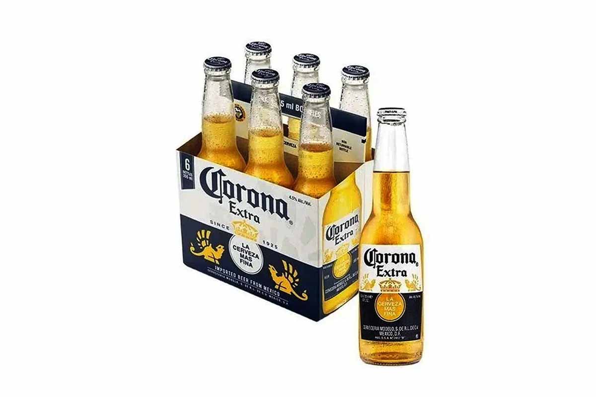 Gusticos - 6 Cervezas Corona (botellas de 330 ml) - Envío a domicilio