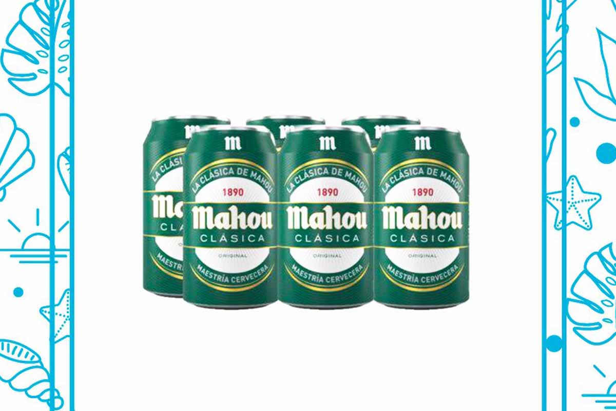 Mini Merca Mercy - 6 Cervezas Mahou Clásica (330 ml) - Envío a domicilio