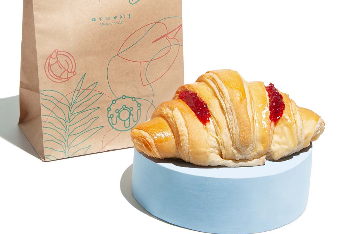 El Gelato - Croissant de mermelada - Envío a domicilio