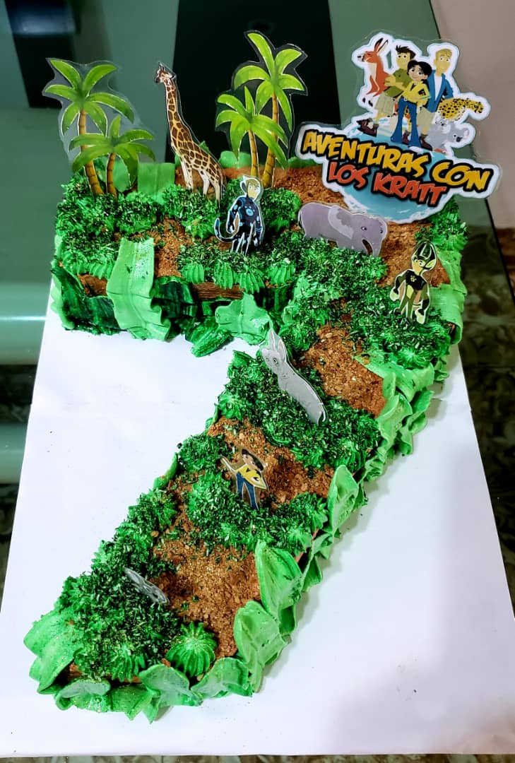 Nuria's Cakes - Number cake (35cm x 10cm tall) - Delivery Service