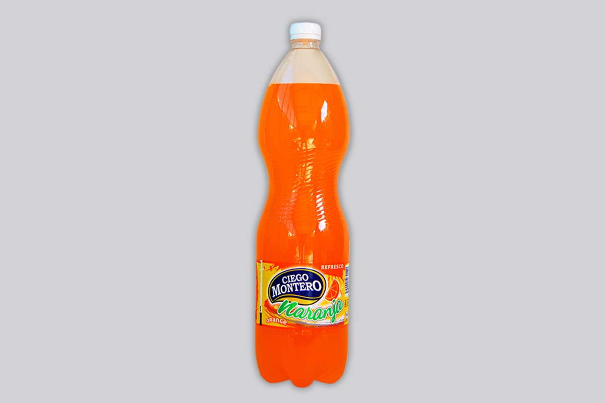 Jorgito's Pizzas - Refresco de naranja Ciego Montero (pomo de 1500 ml) - Envío a domicilio