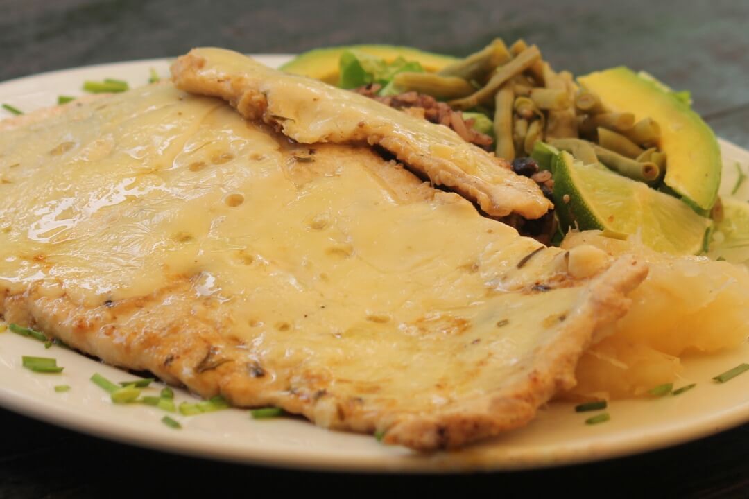 Al Campestre - Filete de pescado gratinado (275 g) + Guarniciones ...