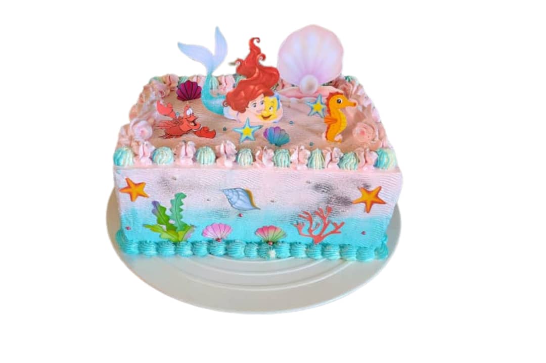 Nuria's Cakes - La Sirenita (35cm x 27cm x 10cm) - Envío a domicilio