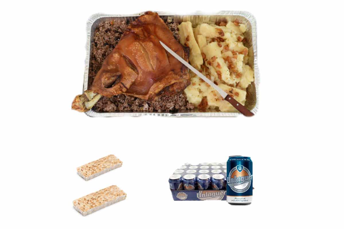 Eylin Cubanísima.com - Paleta de cerdo asada (9-11 lbs; 10 pers) Caja ...