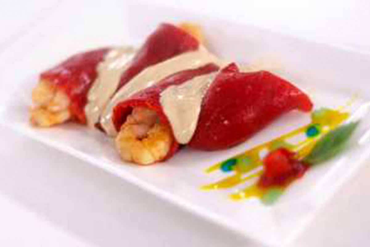 7 Días - 4 Pimientos del piquillo rellenos con camarón - Envío a domicilio