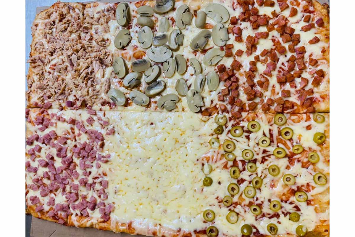 Jorgito's Pizzas - Pizza familiar de doble queso Gouda (40x50cm ...