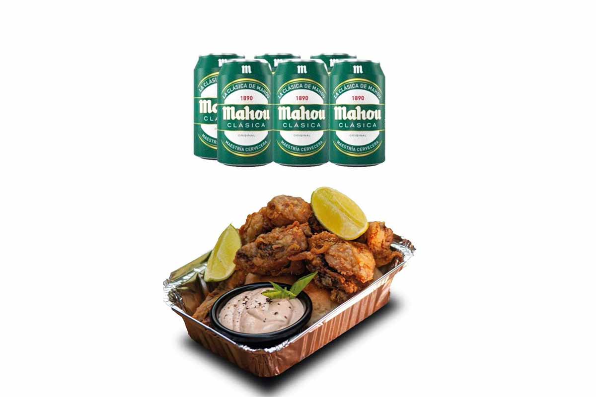 Mercy Bar Café - Pollo chiflado (1 kg) + 6 Cervezas - Envío a domicilio